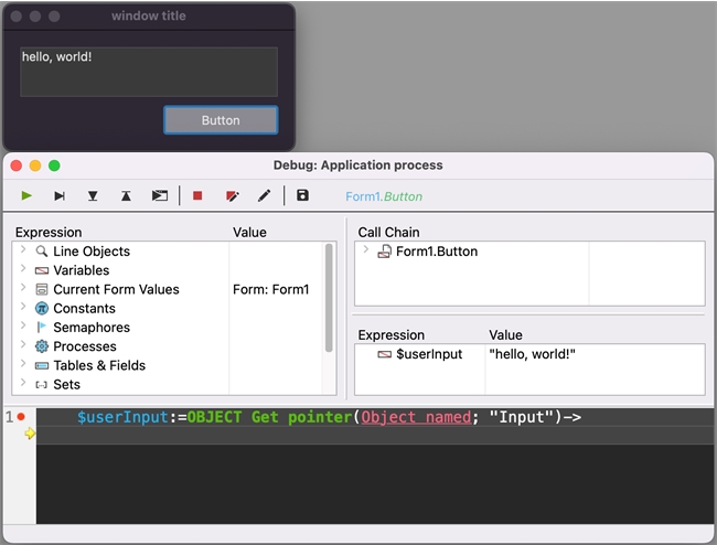 You have now successfully replaced the process variable with a dynamic ...